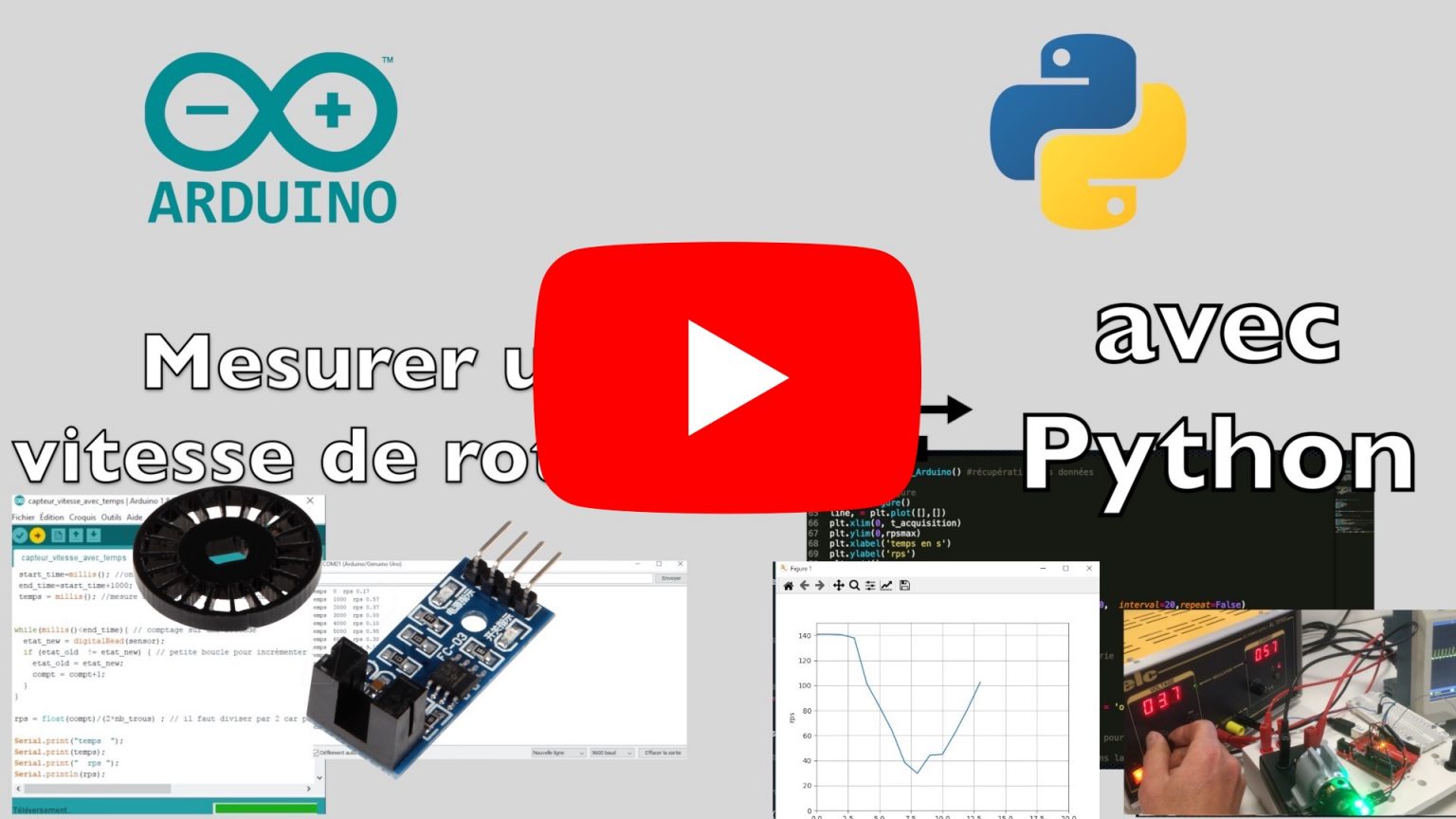 ActivitÉ Arduino Python Mesurer Une Vitesse à L Aide D Un Module Capteur De Vitesse De